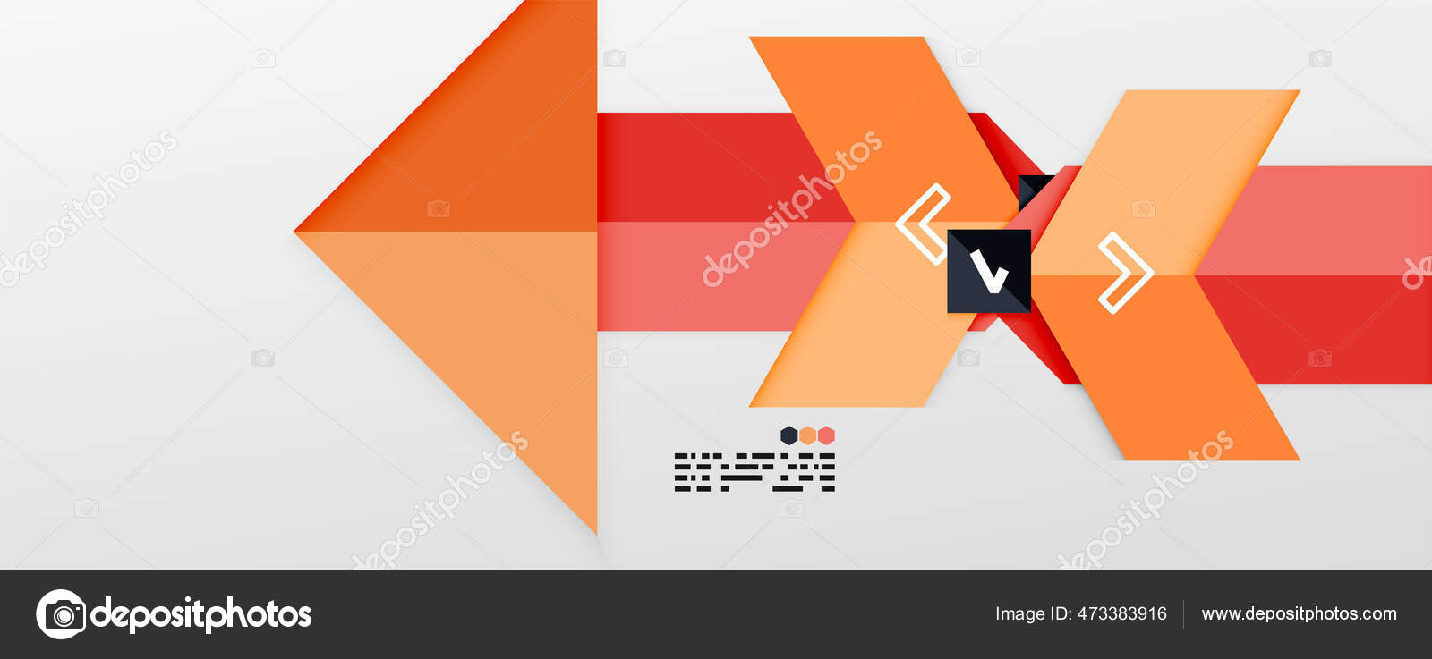 Shiny color triangles and geometric shapes vector abstract background ...