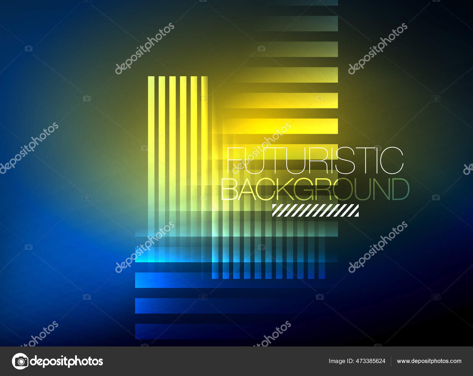 Bright neon color techno abstract background, shiny glowing neon lines ...