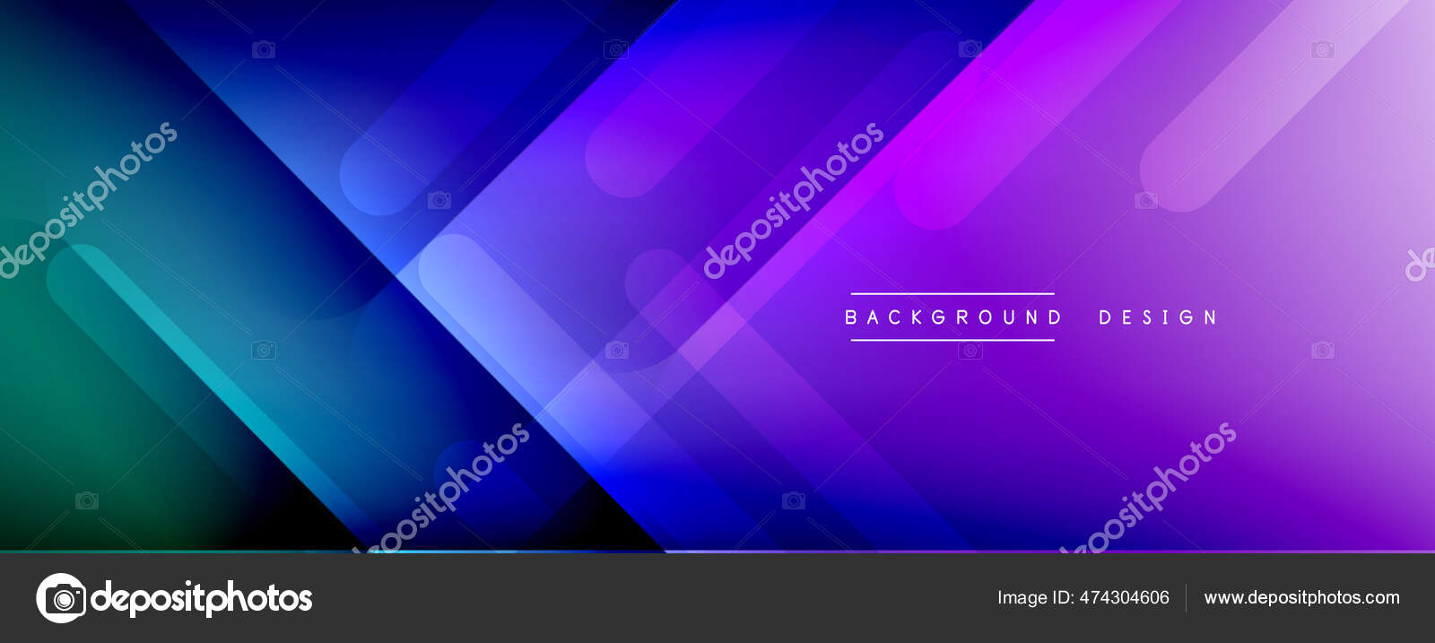 Dynamic lines abstract background. 3D shadow effects and fluid ...