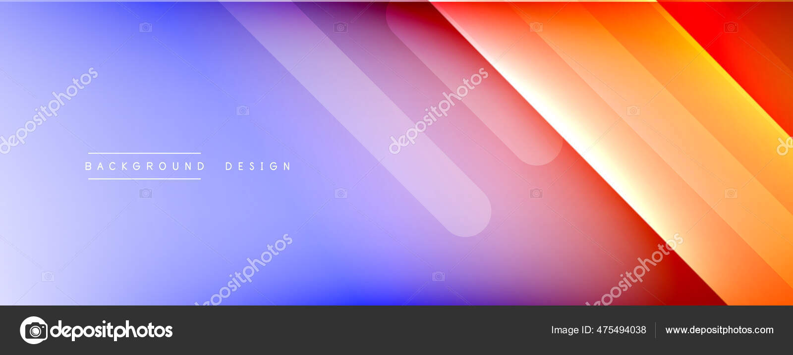 Dynamic lines abstract background. 3D shadow effects and fluid gradients. Modern overlapping ...