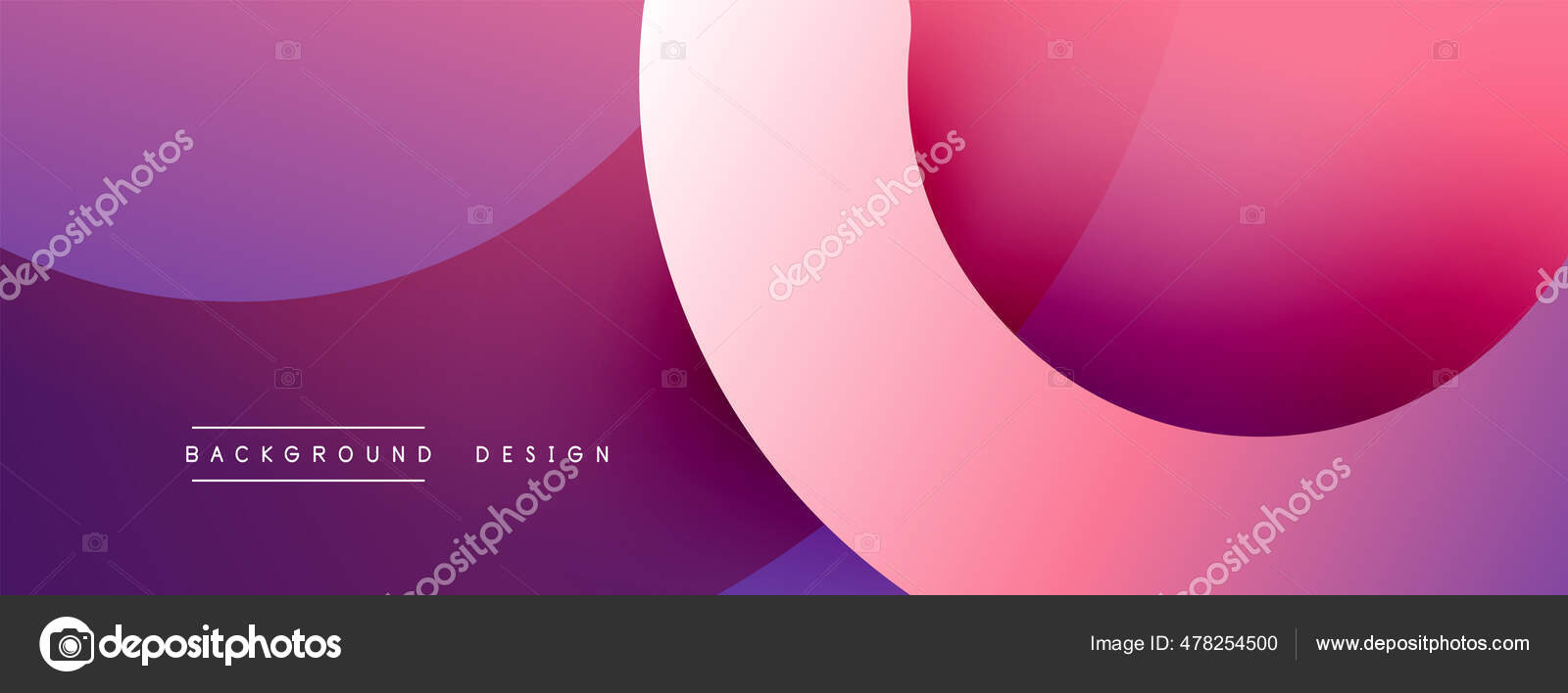 Abstract overlapping lines and circles geometric background with gradient colors Stock Vector ...