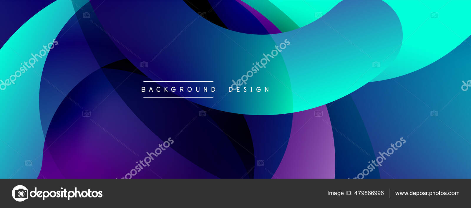 Abstract overlapping lines and circles geometric background with gradient colors Stock Vector ...