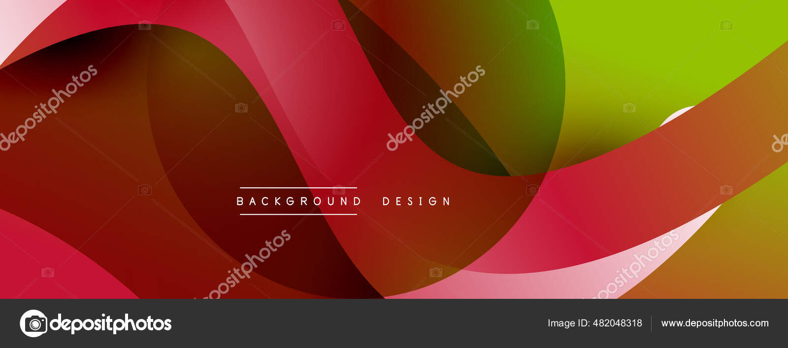 Abstract overlapping lines and circles geometric background with gradient colors Stock Vector ...