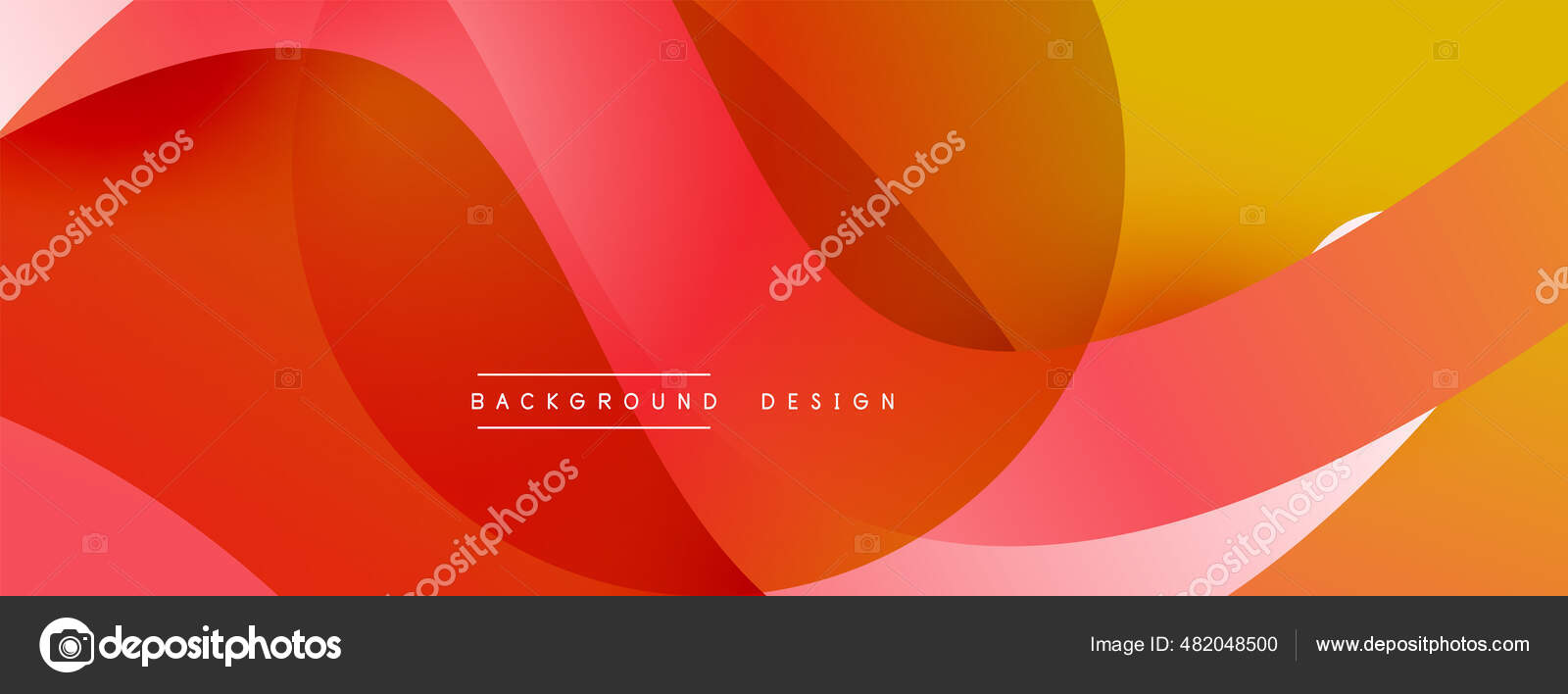 Abstract overlapping lines and circles geometric background with gradient colors Stock Vector ...