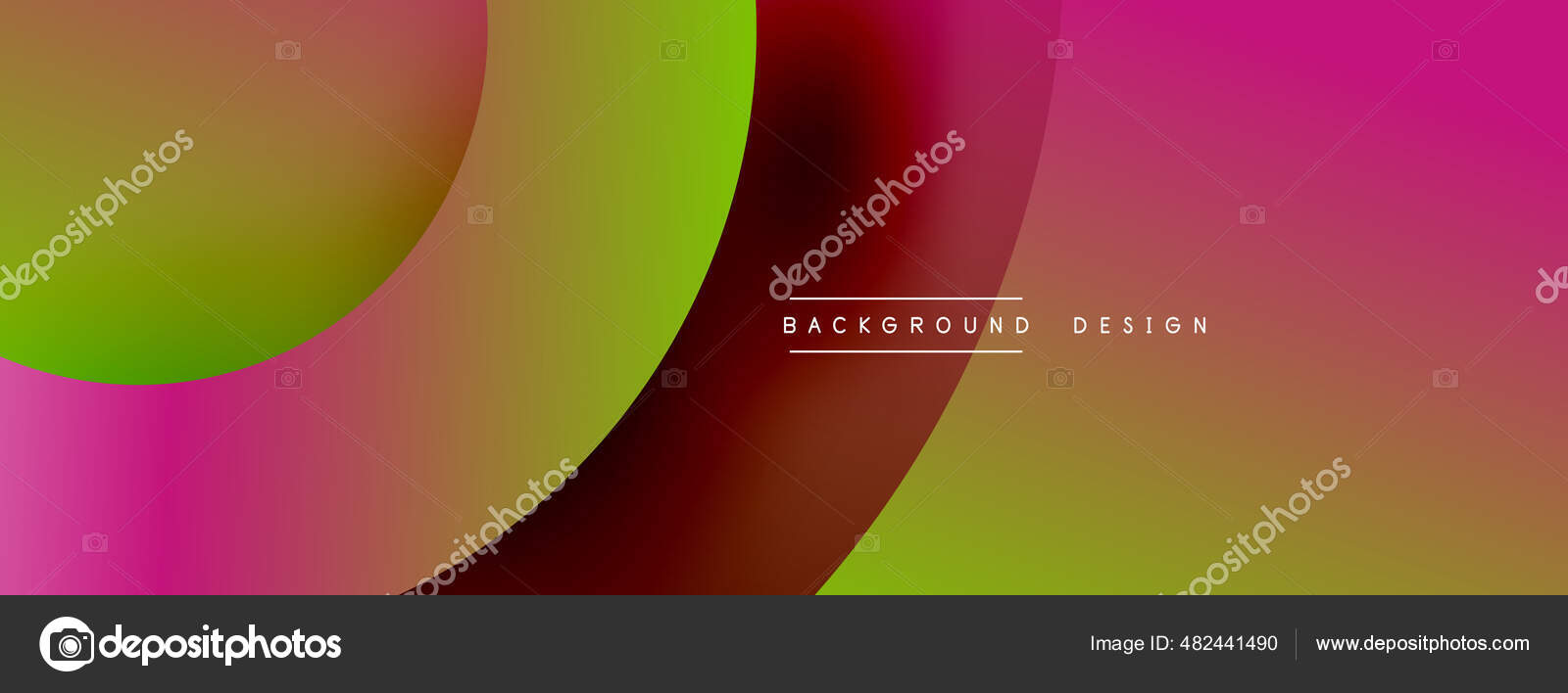 Abstract overlapping lines and circles geometric background with gradient colors Stock Vector ...