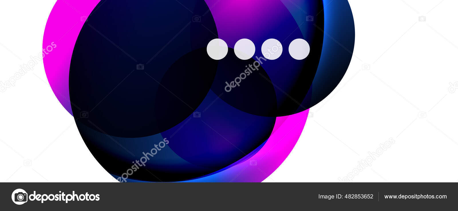Fluid gradients, swirls and circles. Bright color lines. Vector ...