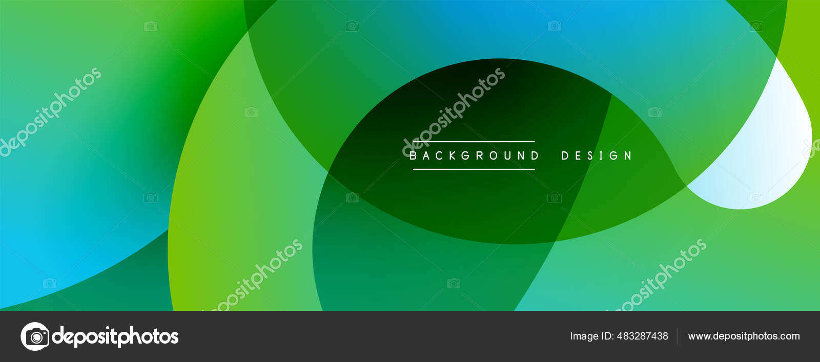 Abstract overlapping lines and circles geometric background with gradient colors Stock Vector ...