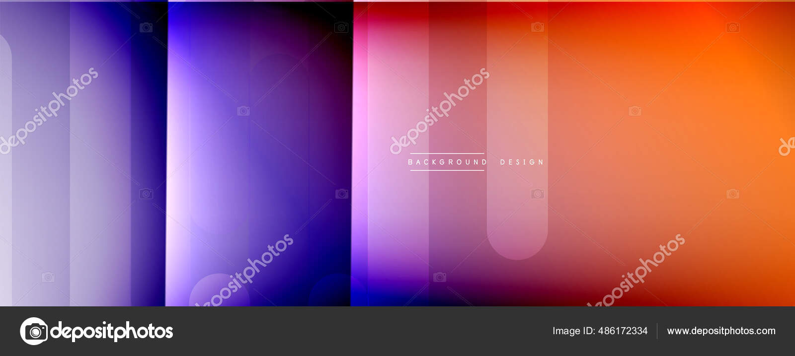 Dynamic lines abstract background. 3D shadow effects and fluid gradients. Modern overlapping ...