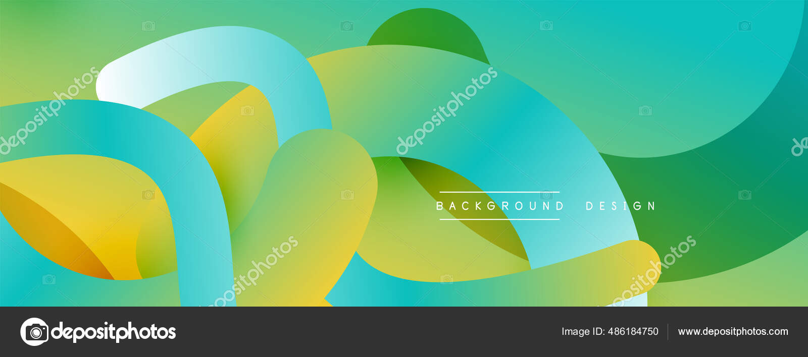 Abstract overlapping lines and circles geometric background with gradient colors Stock Vector by ...