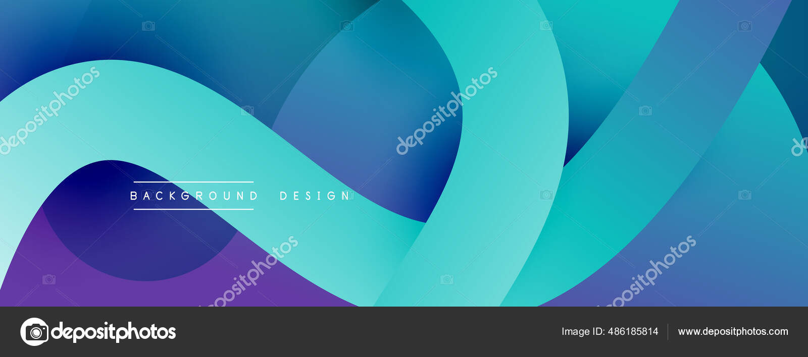 Abstract overlapping lines and circles geometric background with gradient colors Stock Vector by ...