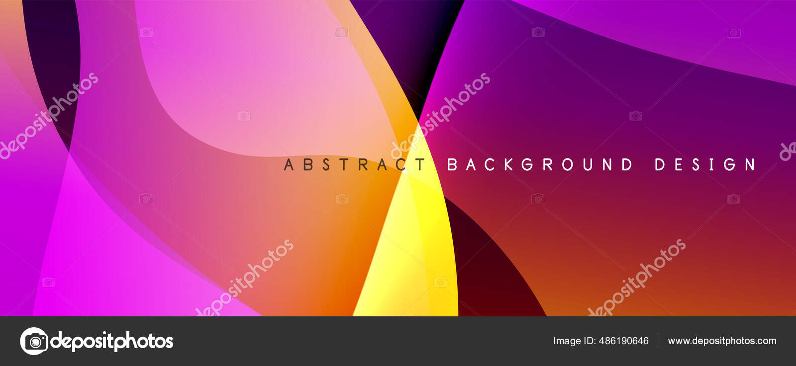 Trendy simple fluid color gradient abstract background with dynamic wave line effect. Vector ...