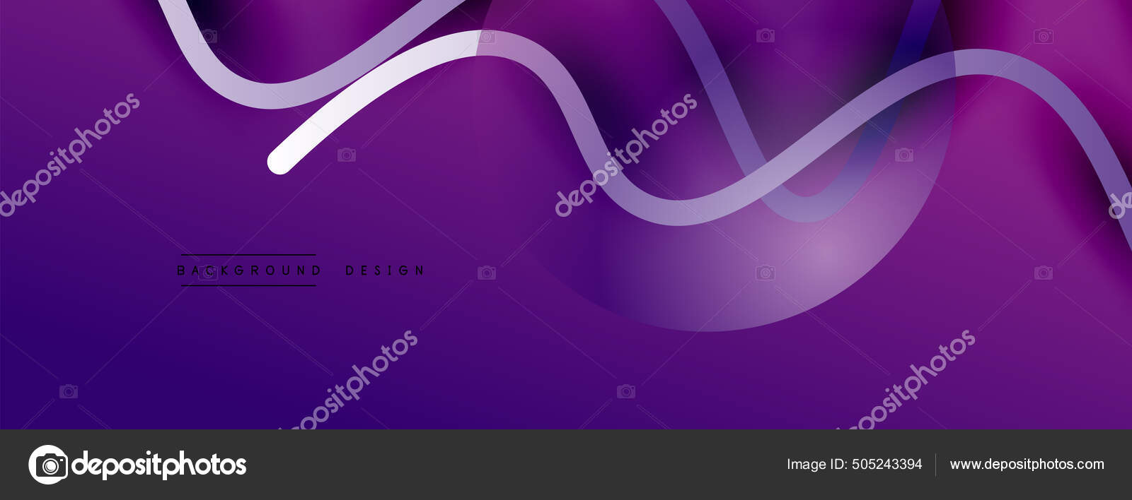 Fundo gradiente abstrato com linha de onda com efeito sombra ...