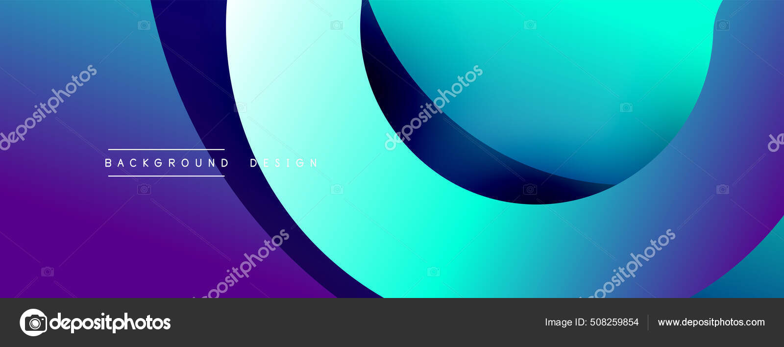 Abstract overlapping lines and circles geometric background with gradient colors Stock Vector ...