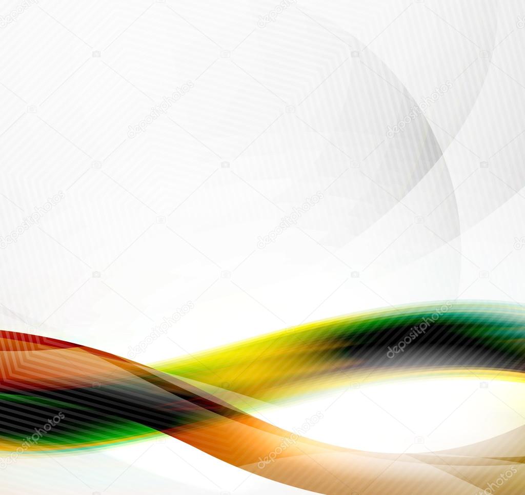 Wave abtsract layout design Stock Vector by ©akomov 52171629