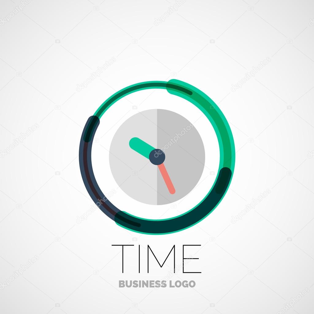 Clock, time company logo, business concept Stock Vector Image by ...