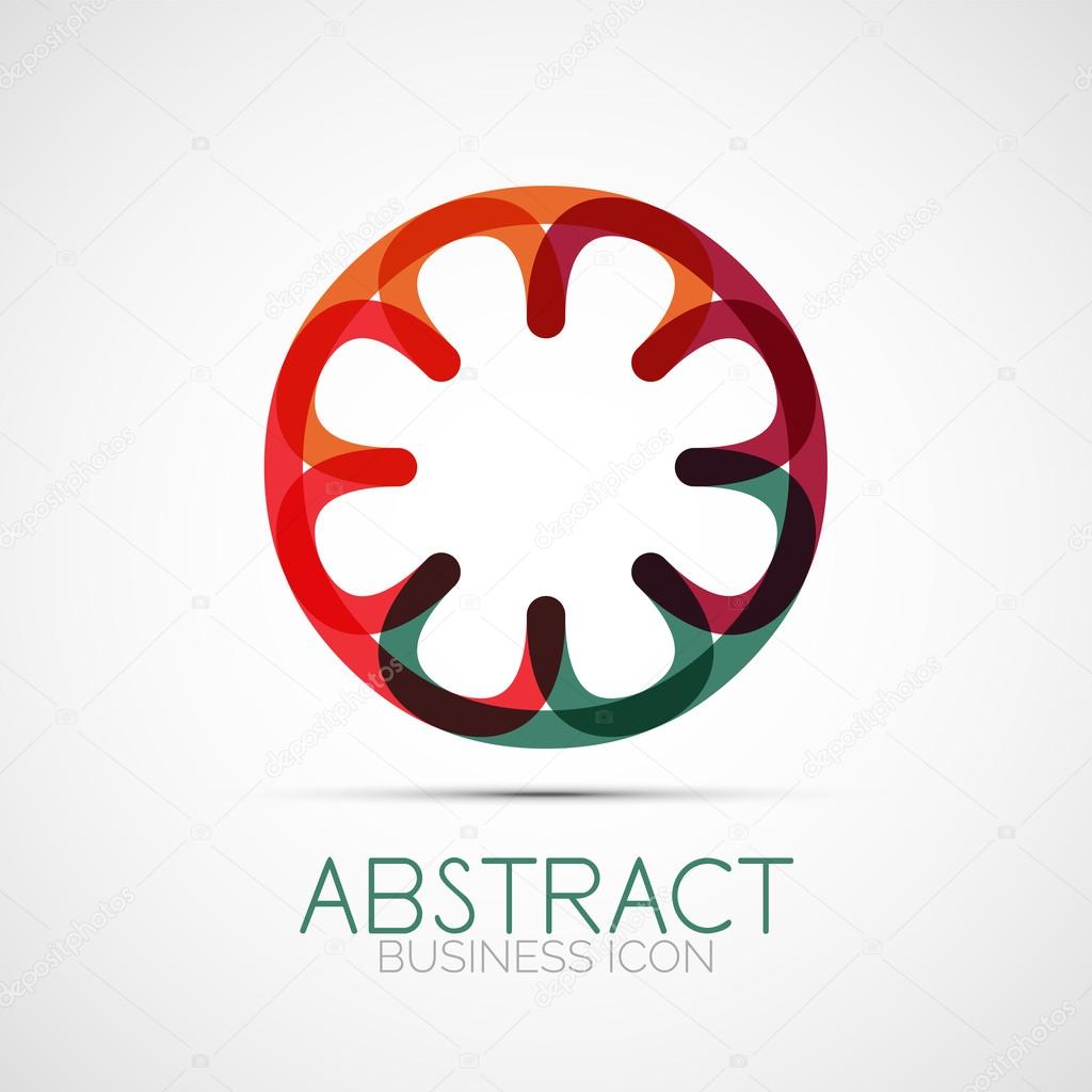 Line design loop logo Stock Vector Image by ©akomov #54226357