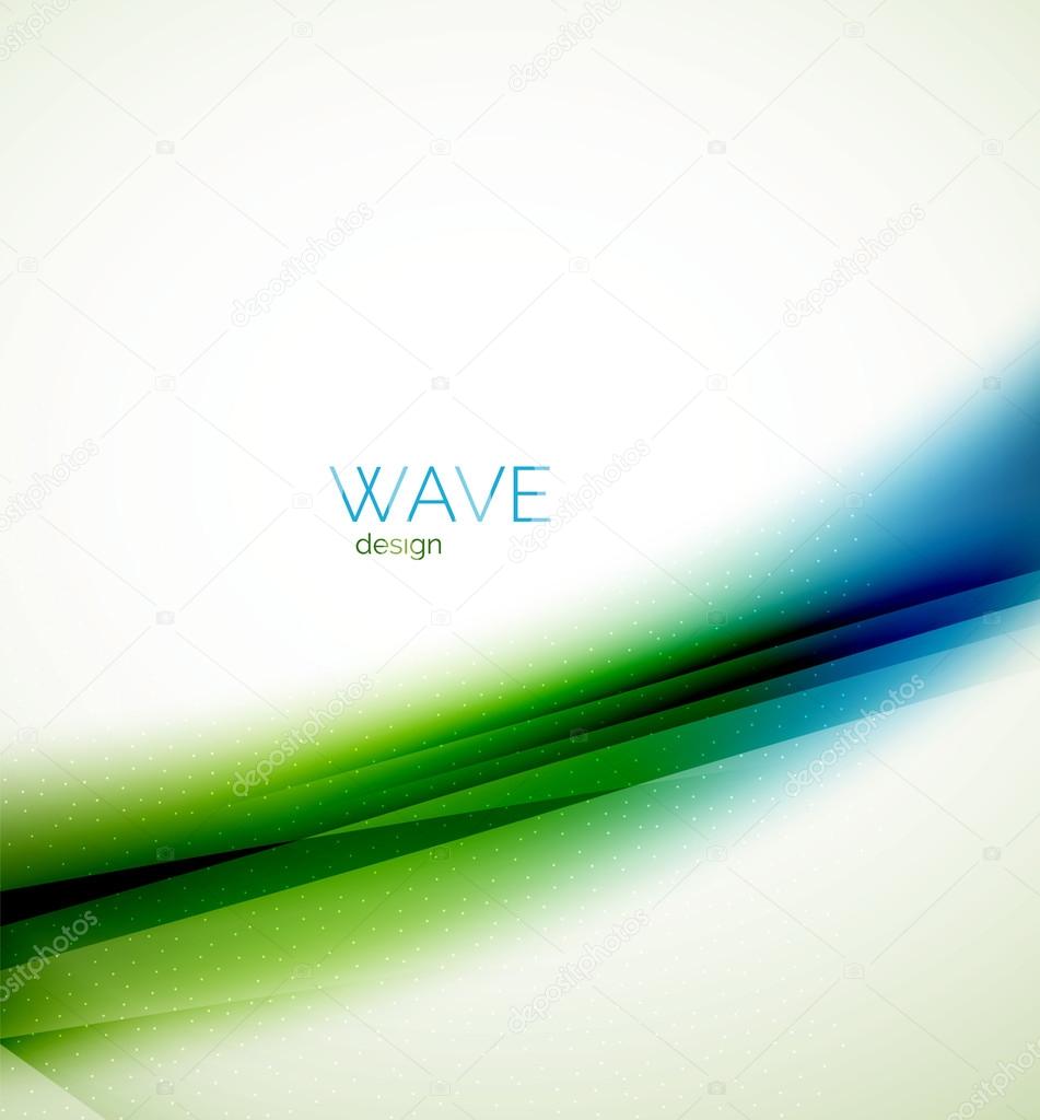 Flowing wave of blending colors Stock Vector by ©akomov 54313701