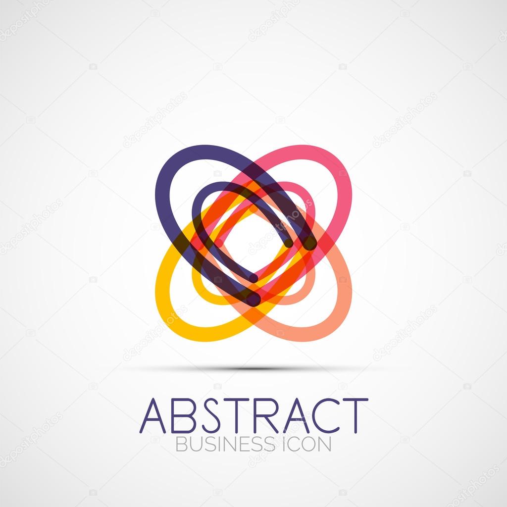 Line design loop logo Stock Vector Image by ©akomov #60098029