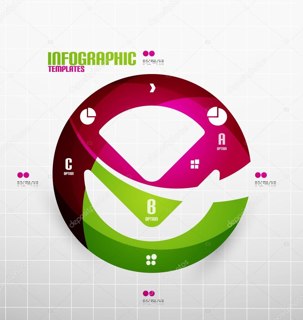 Modern fresh wave business infographics Stock Vector Image by ©akomov ...