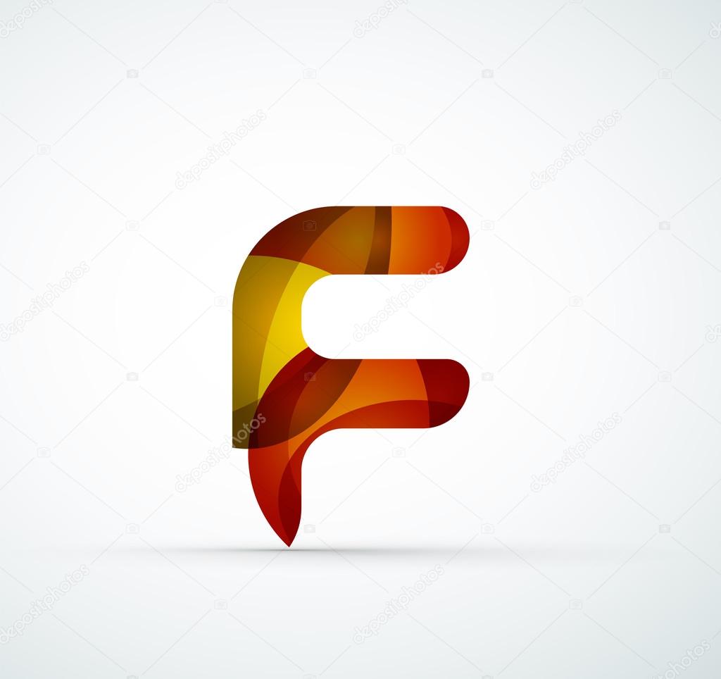 Vector letter logo Stock Vector by ©akomov 72381321