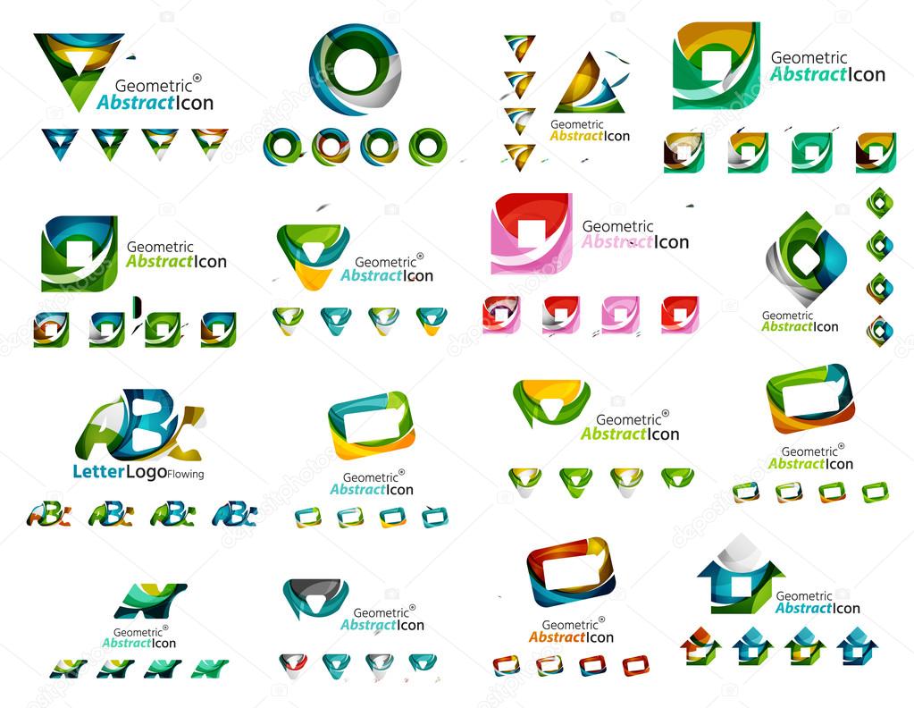 Company logo mega collection, Stock Vector Image by ©akomov #75720215