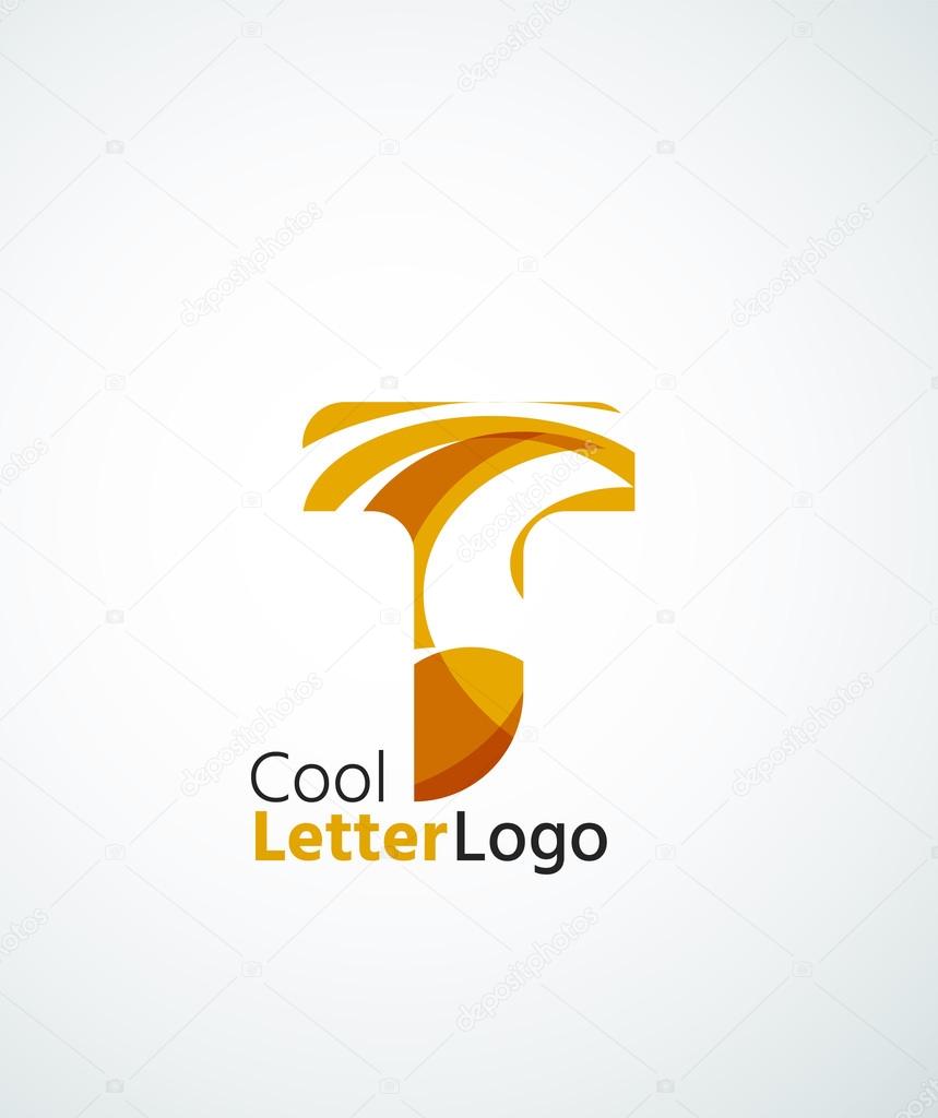 Letter company logo Stock Vector by ©akomov 75734723