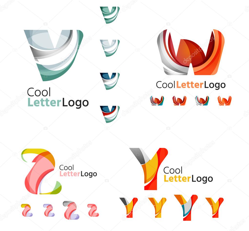 Letter business emblem collection Stock Vector Image by ©akomov #75806919