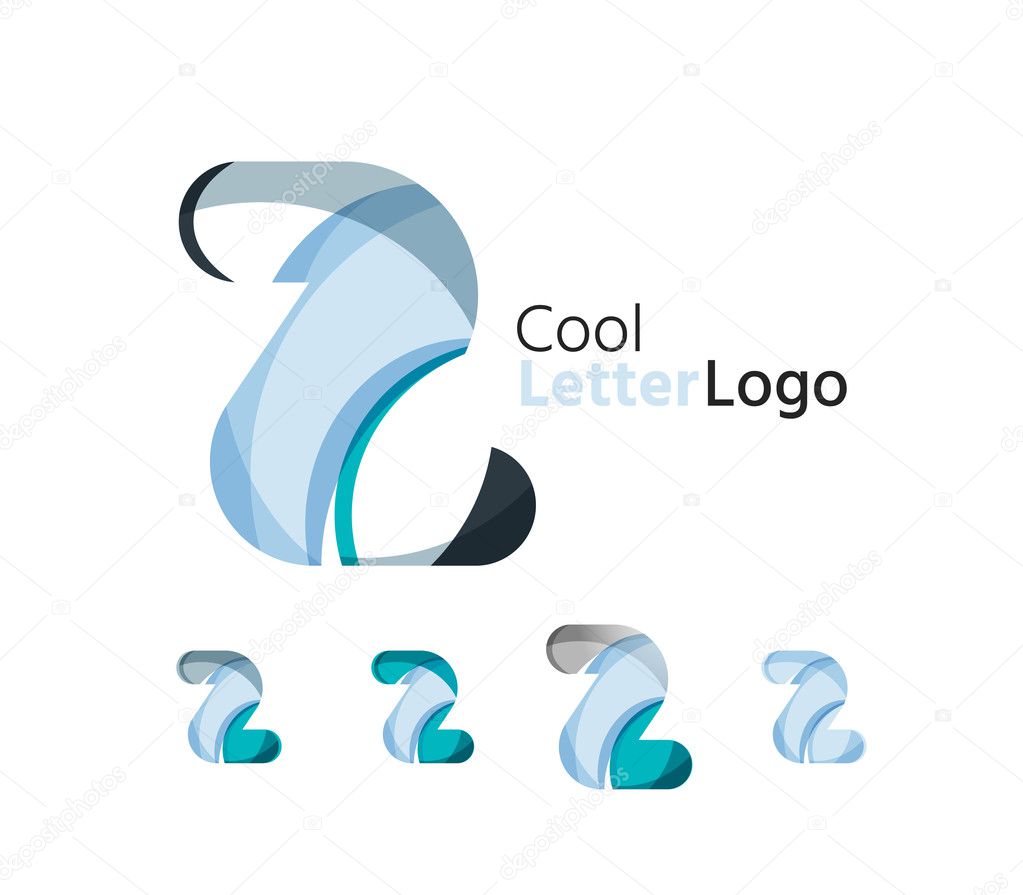 Set of abstract Z letter company logos. Stock Vector by ©akomov 75896099