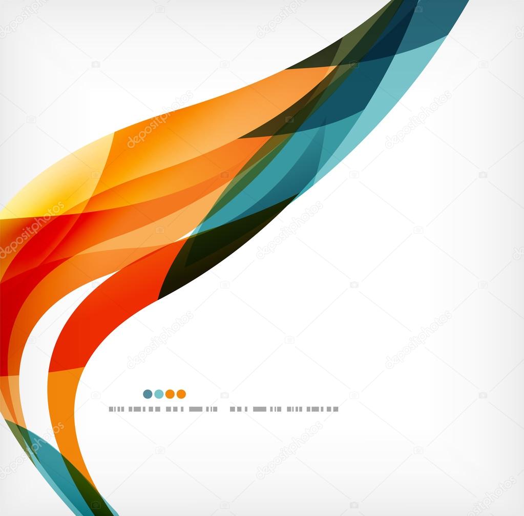 Business wave corporate background Stock Vector by ©akomov 75941387