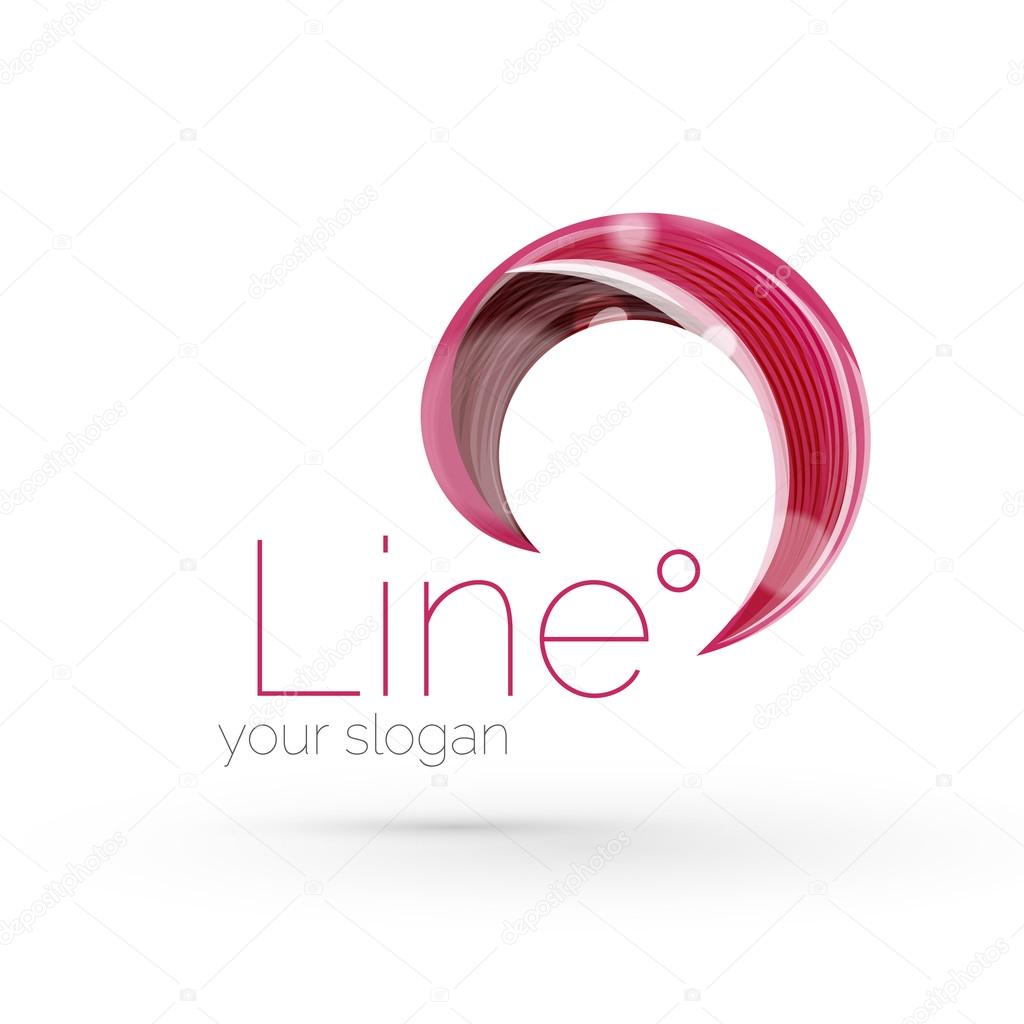 Swirl company logo design Stock Vector by ©akomov 77587586