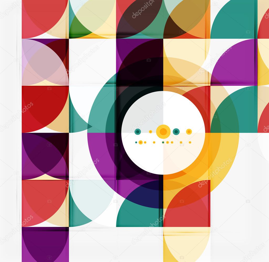 Patrón de triángulo semicírculo Vector de stock #78326360 de ©akomov