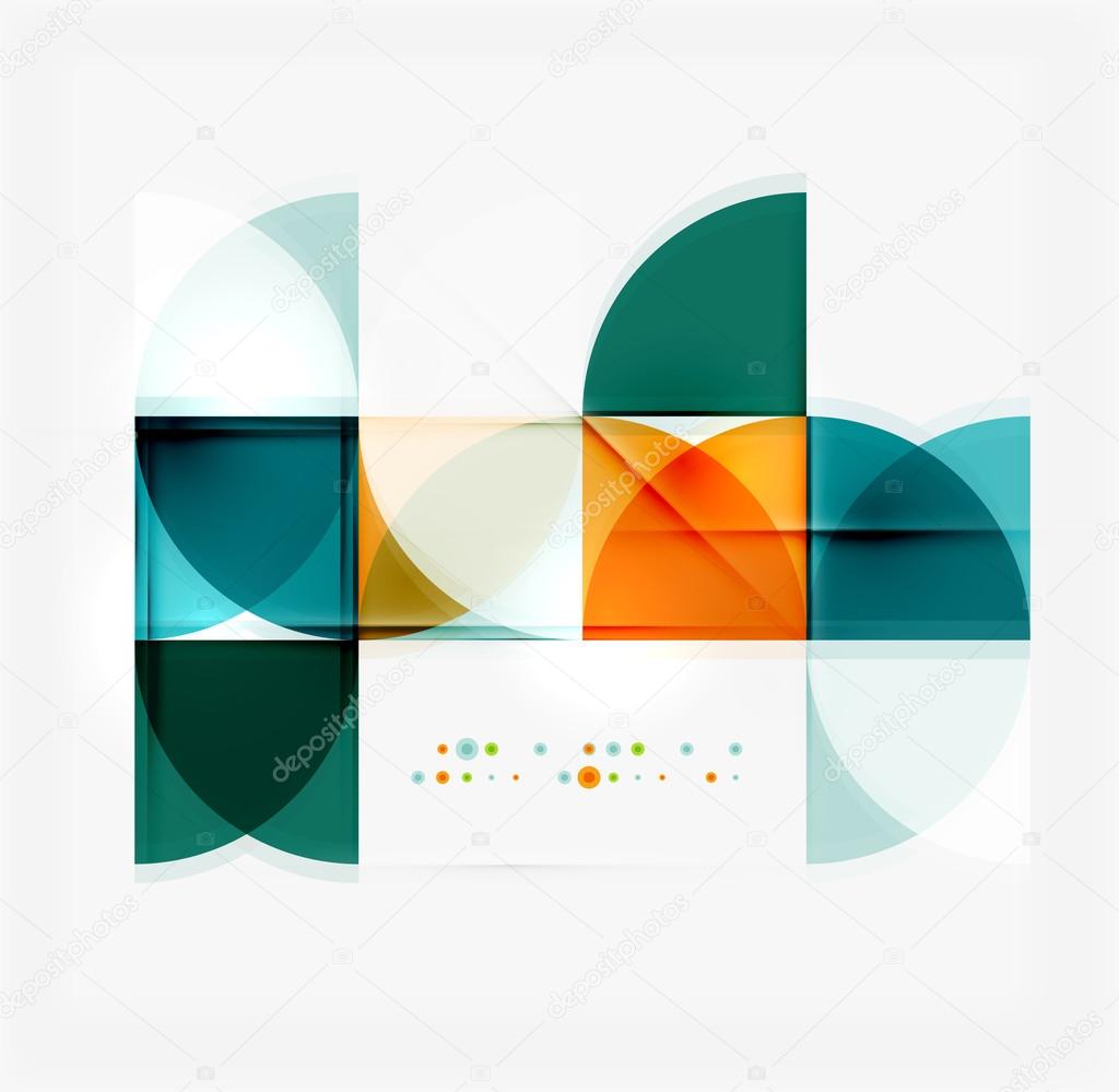 Patrón de triángulo semicírculo Vector de stock #80155514 de ©akomov