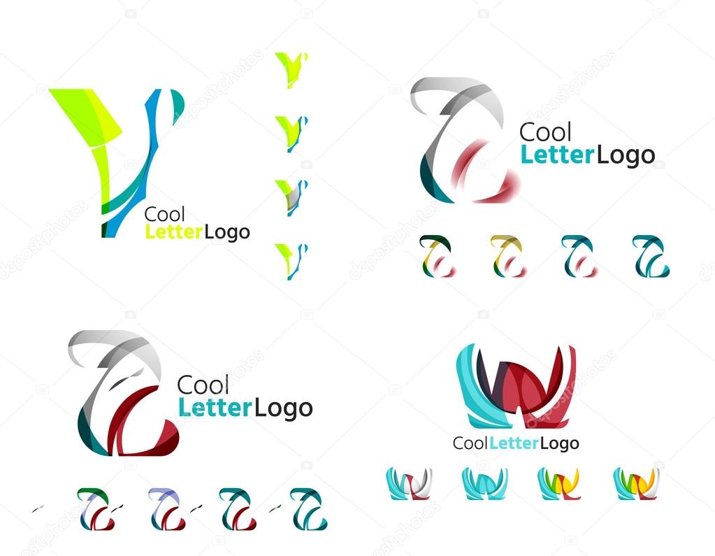 Letter business emblem collection Stock Vector by ©akomov 81767490