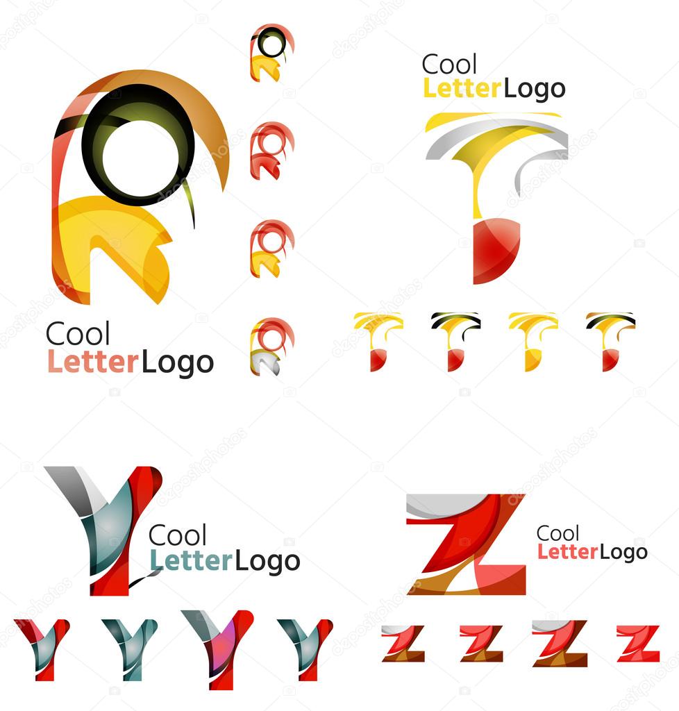 Letter business emblem collection Stock Vector Image by ©akomov #83350744