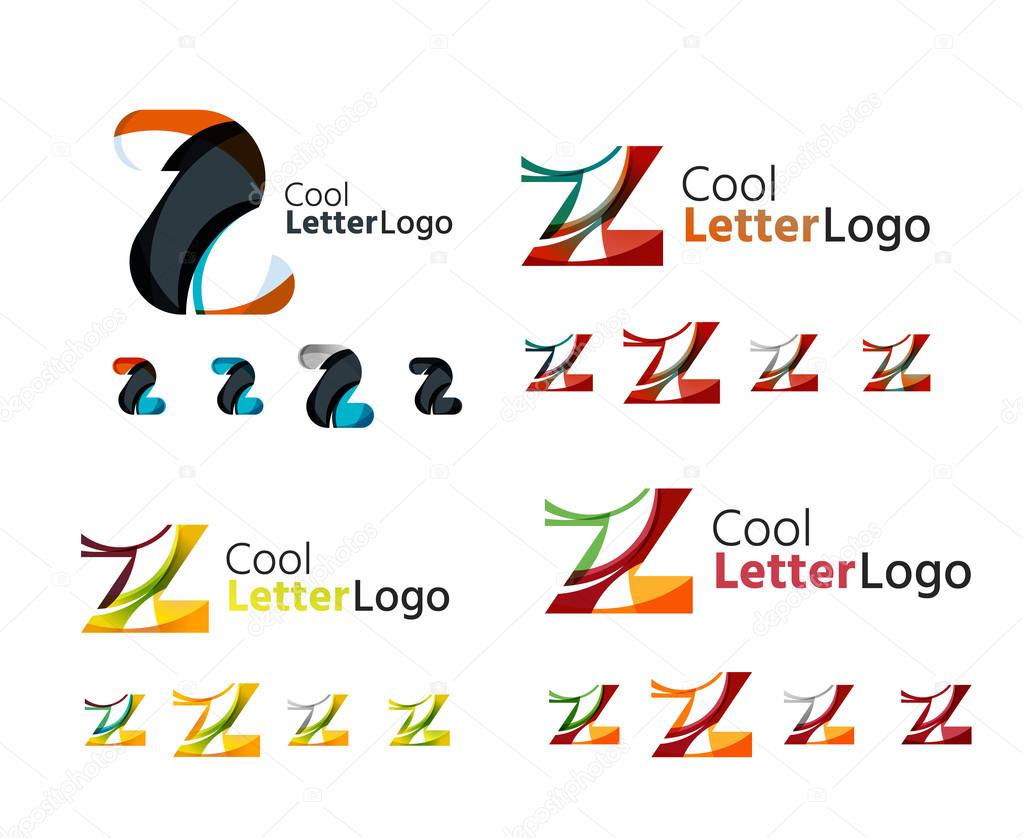 Letter business emblem collection Stock Vector Image by ©akomov #83780012