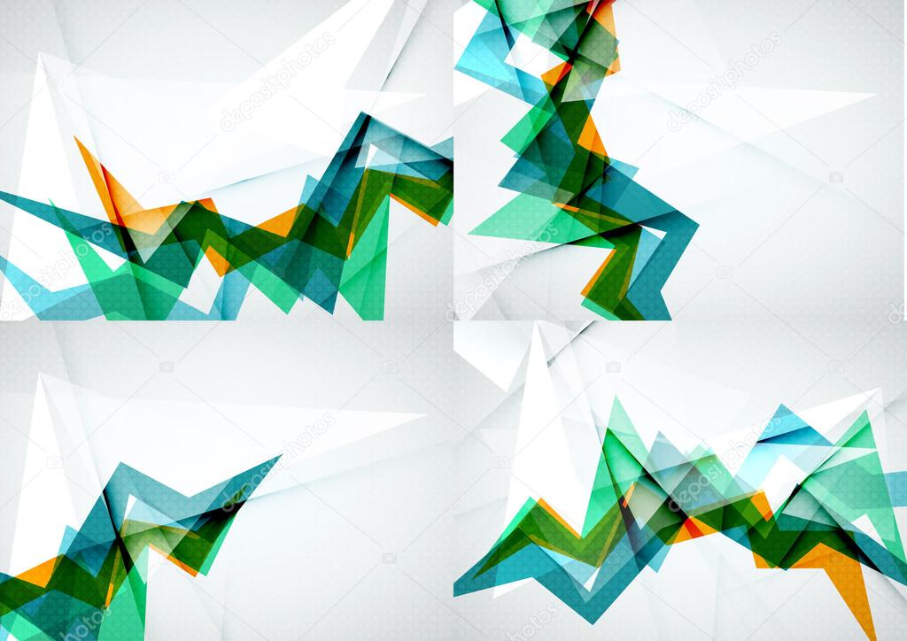 Set of angle and straight lines Stock Vector by ©akomov 84858584