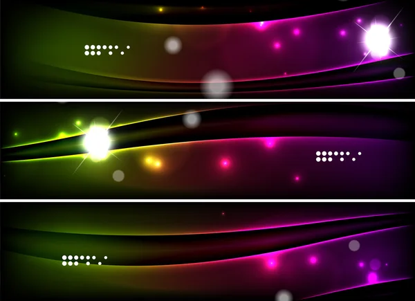 Set of banner, header backgrounds Stock Vector by ©akomov 85307792