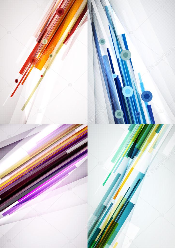 Set of straight lines design Stock Vector Image by ©akomov #85307624