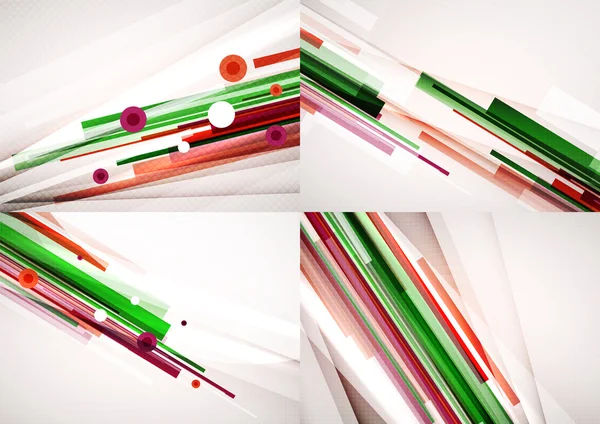 Set of straight lines design abstract backgrounds Stock Vector by ...