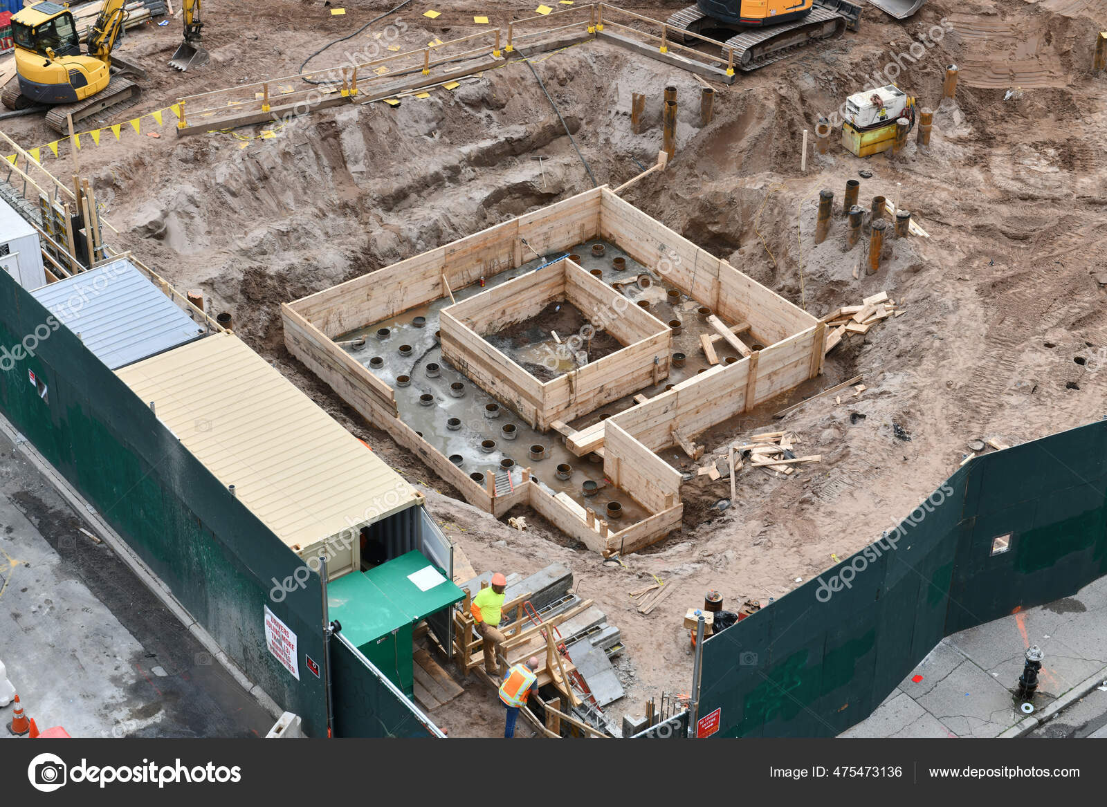 Skyscraper Foundation Construction