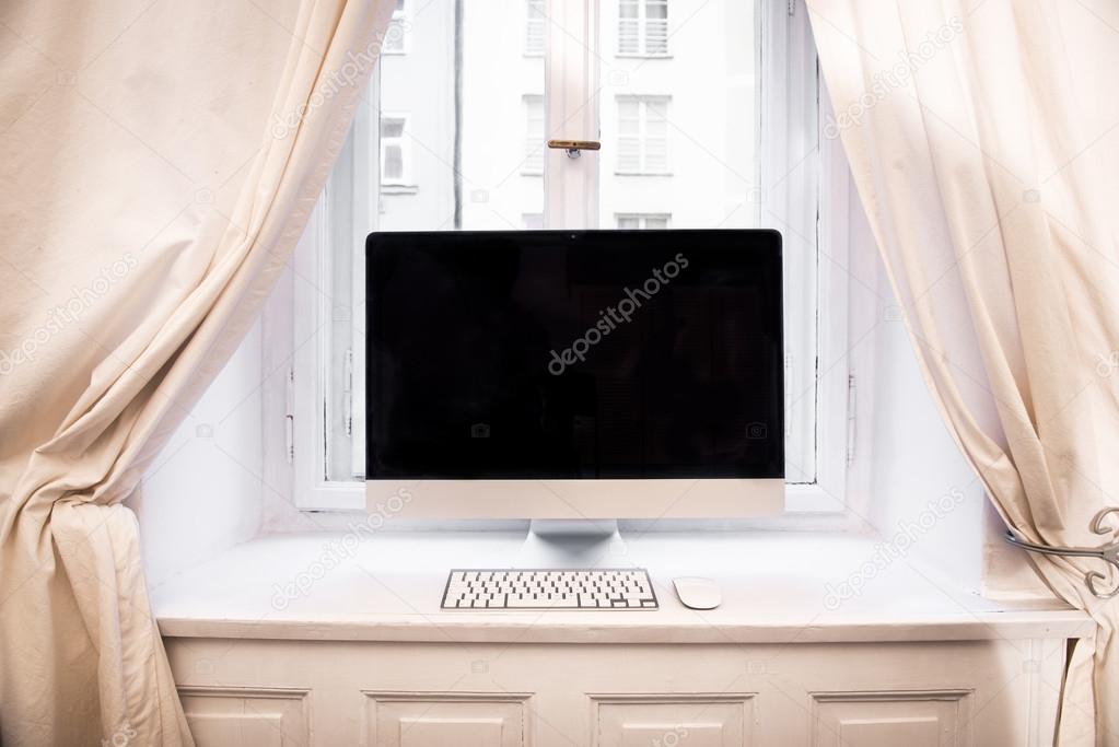 Personal computer at home — Stock Photo © JANIFEST #61398201