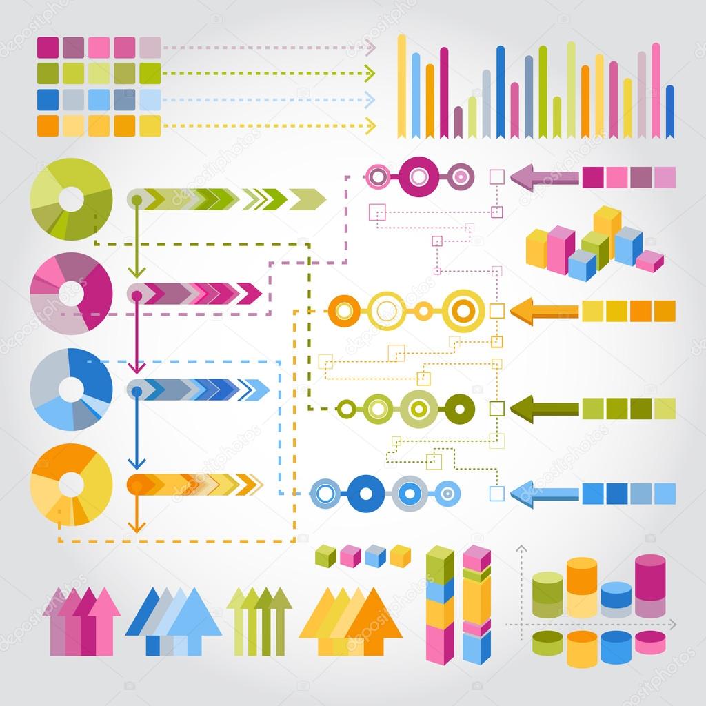 Infographics set Stock Vector by ©mooo 73554449