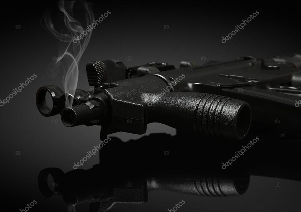Smoke From Gun Barrel