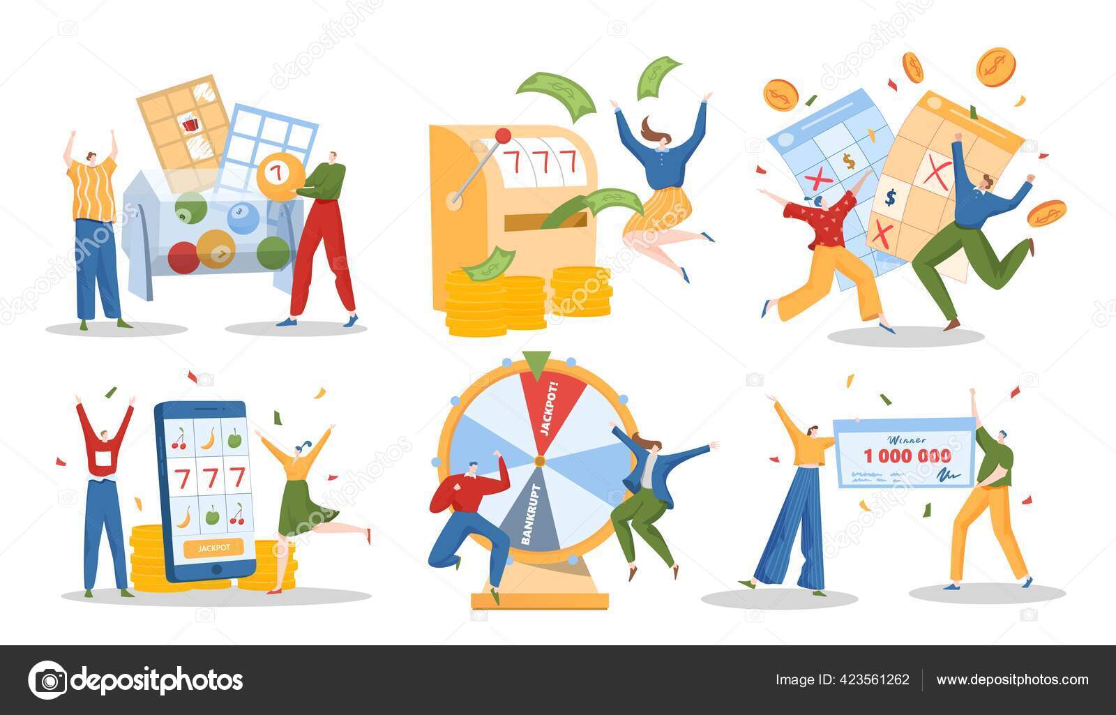 Lottery Winner Cartoon