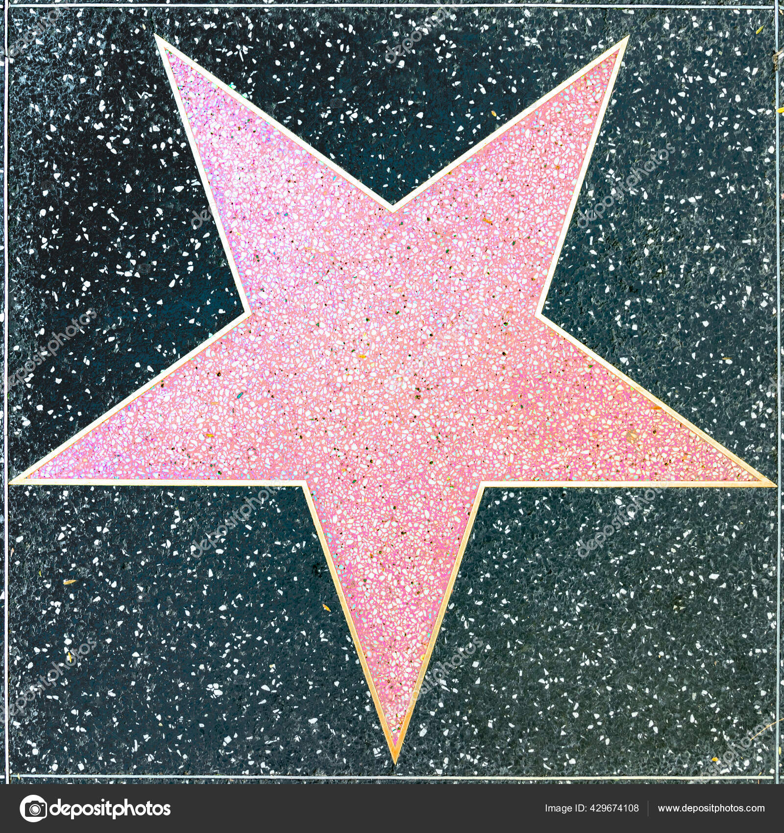 Hollywood Star Template Printable