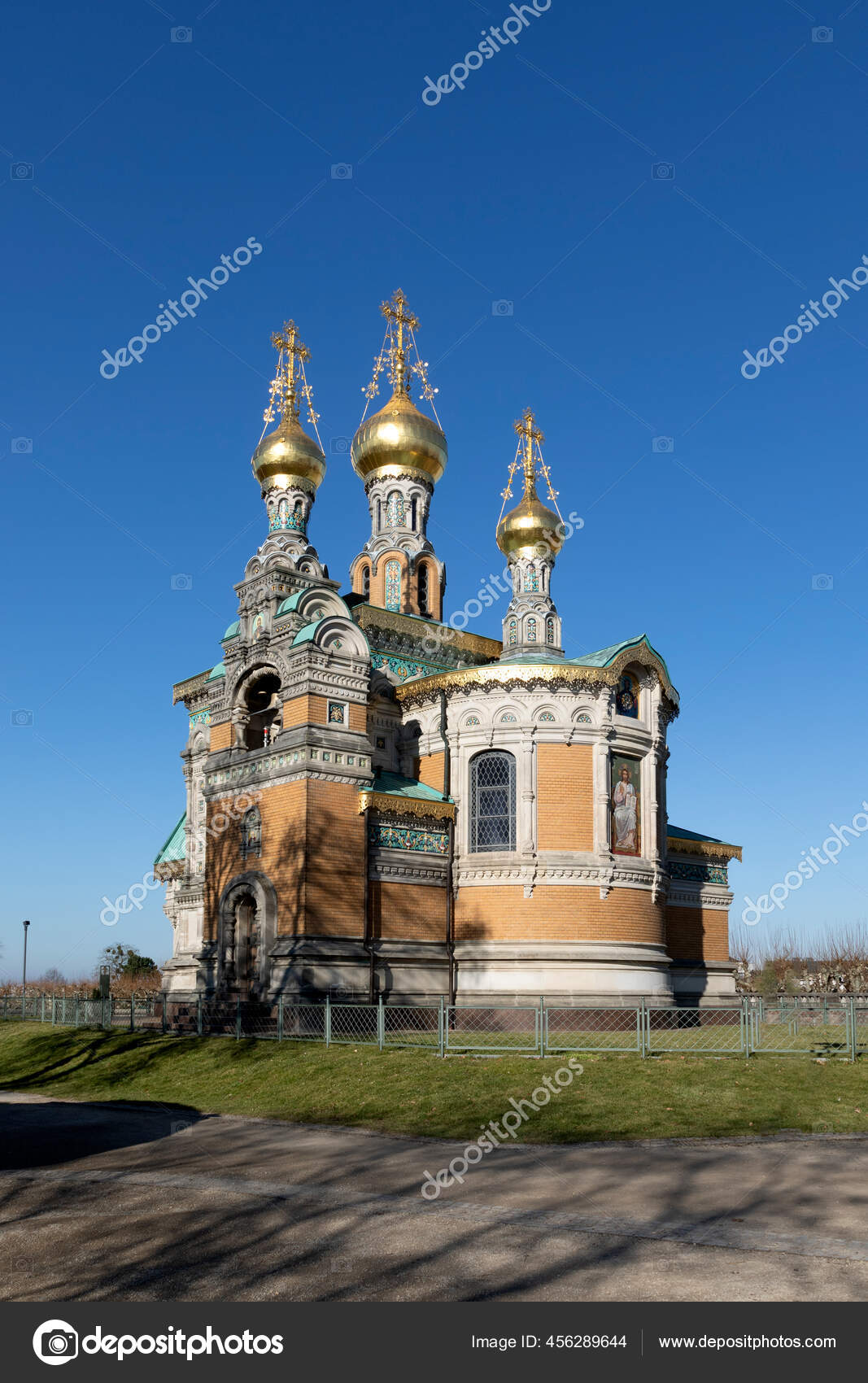 Russian Chapel Mathildenhoehe Darmstadt Germany Stock Photo by ©Hackman ...