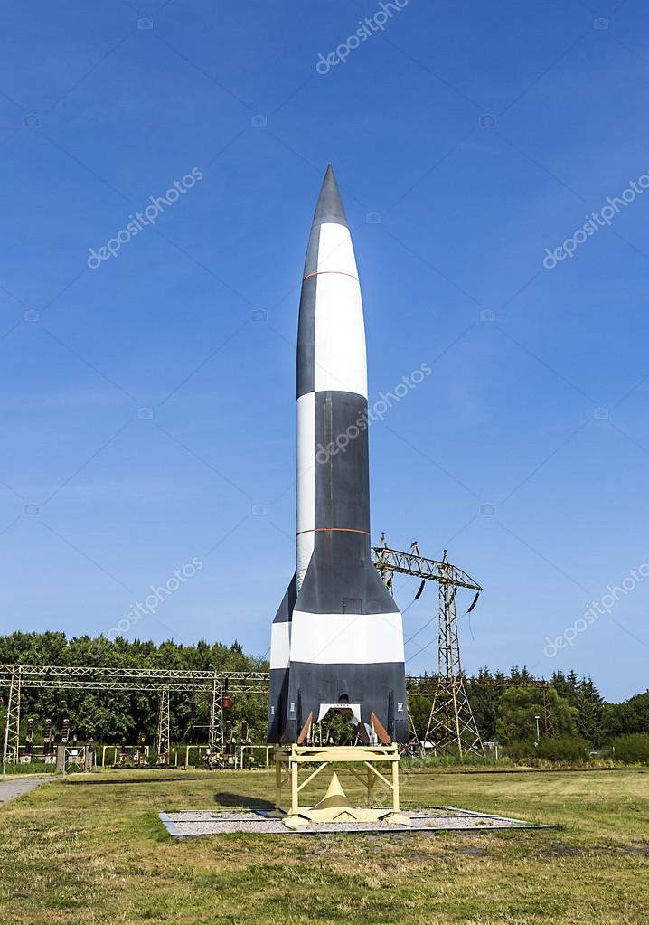 German WW2 V2 rocket in Peenemuende Stock Photo by ©Hackman 80900886