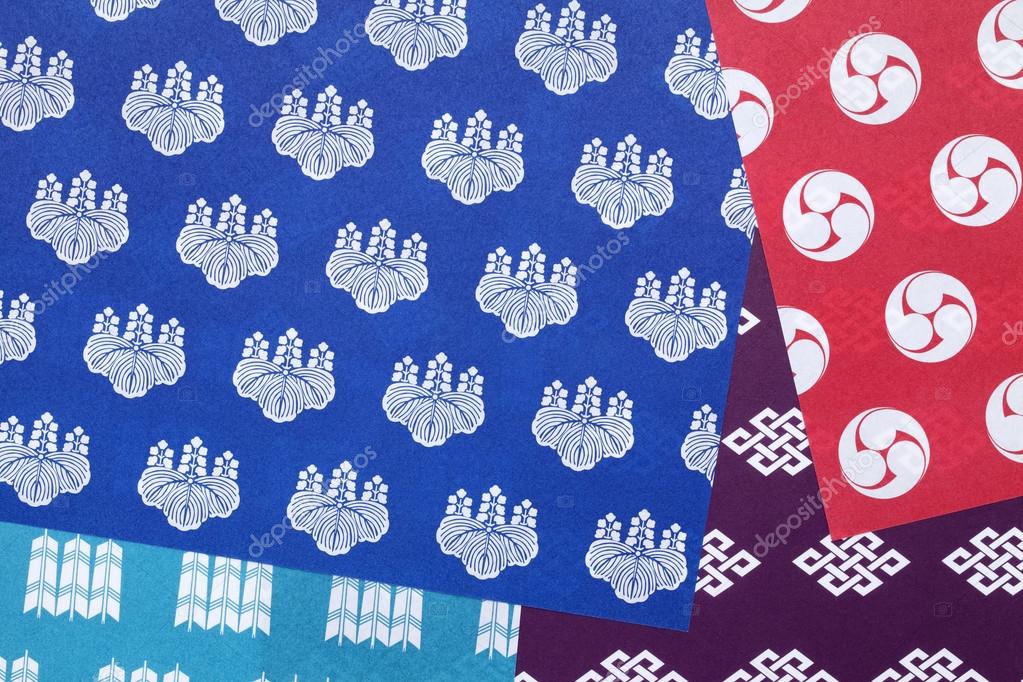 Traditional japanese pattern origami paper, texture background Stock ...