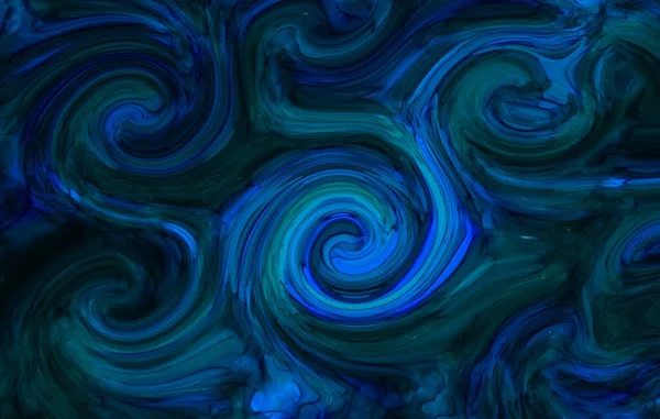 Blue And Green Swirls