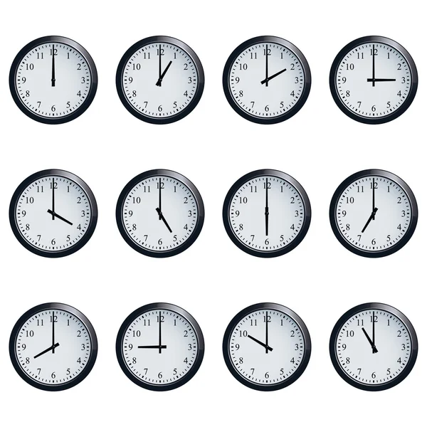 Duvar saati vektörler, vektör çizimler, vektörel grafik | Depositphotos